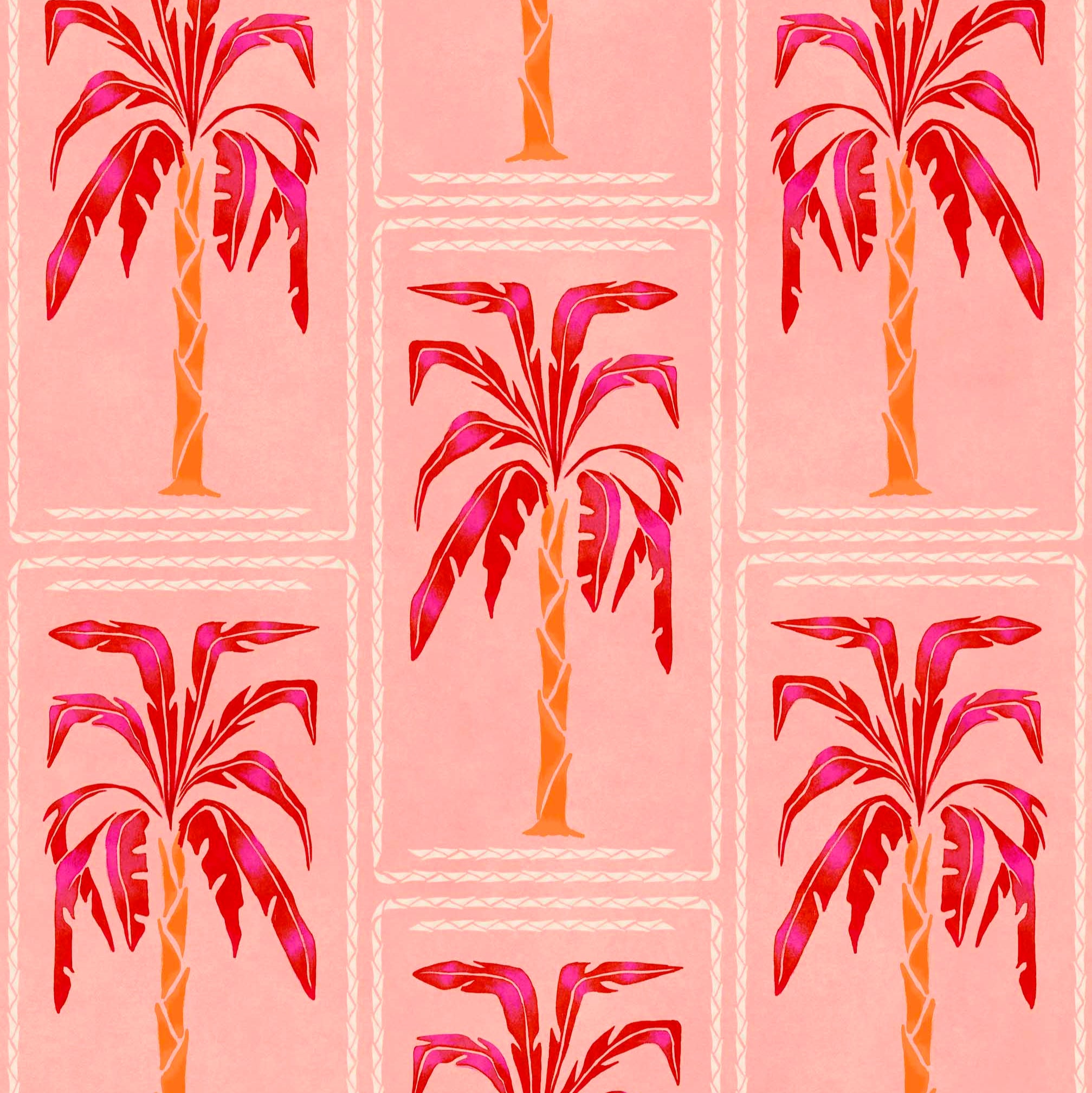Coordonné behang Veraneo Pink C00118 – Drent&vanDijk