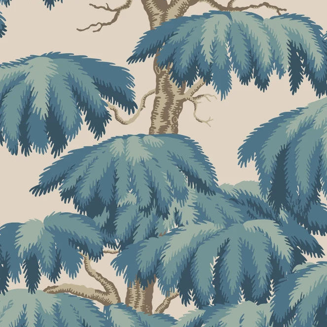 Sandberg behang Alba - Teal S10838 – Drent&vanDijk